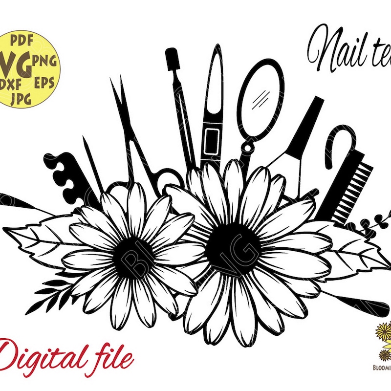 Nail Art Svg - Etsy