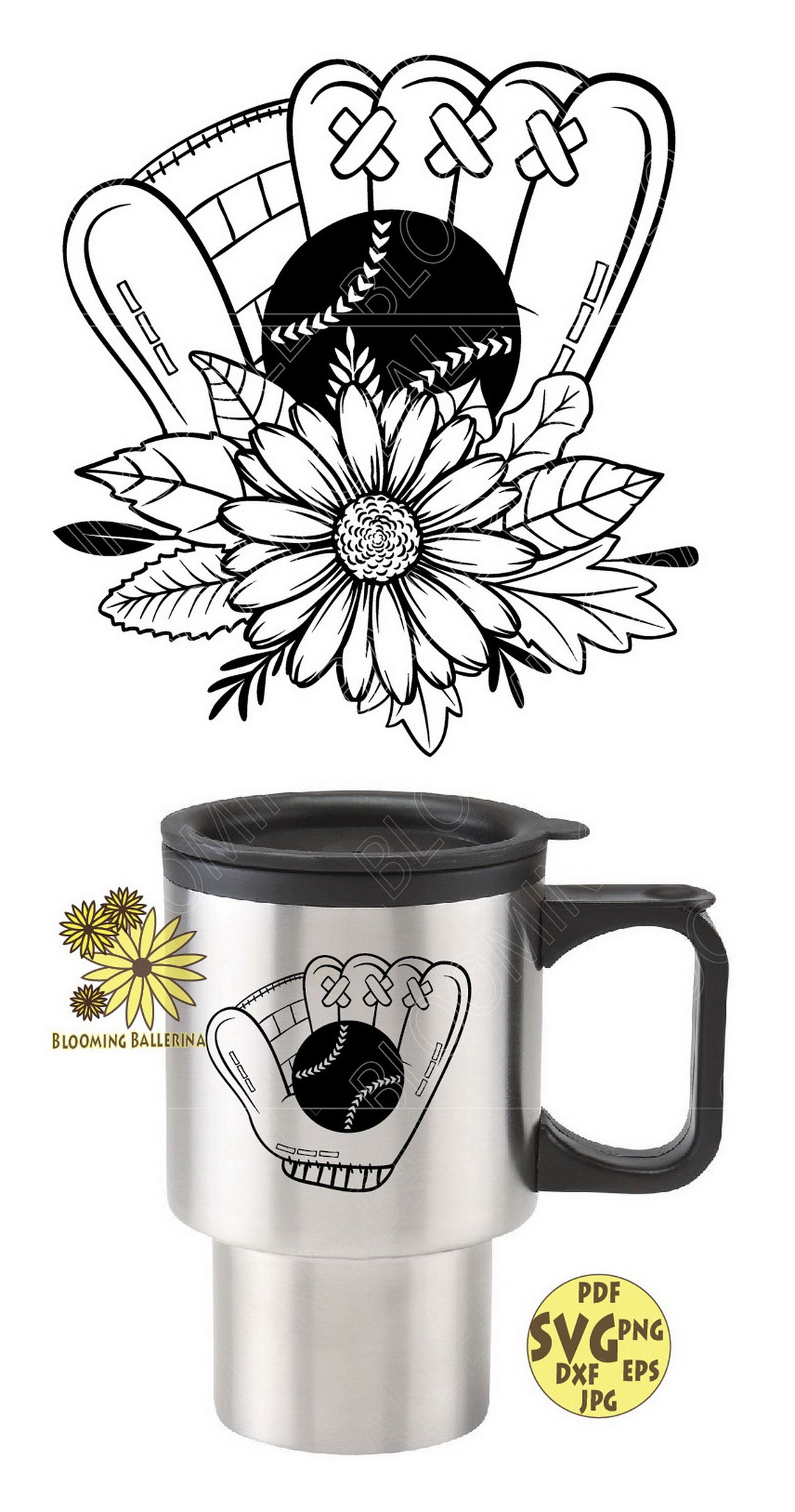 Baseball Svg Floral Baseball Svg Baseball Mom Svg Baseball - Etsy