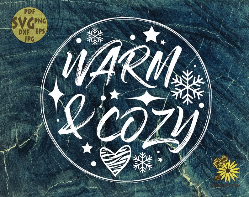 Warm and Cozy SVG Christmas Svg Christmas Sayings Holiday | Etsy
