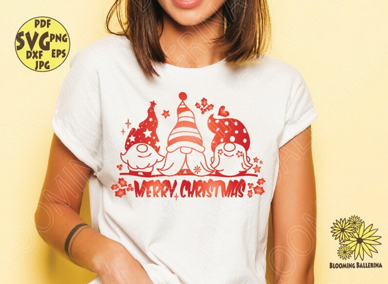 Christmas Gnomes Svg Merry Christmas Svg Winter Gnome Clip - Etsy