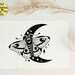 Magic Artwork With Moon and Moth Svg File, Celestial Svg, Magic Svg ...