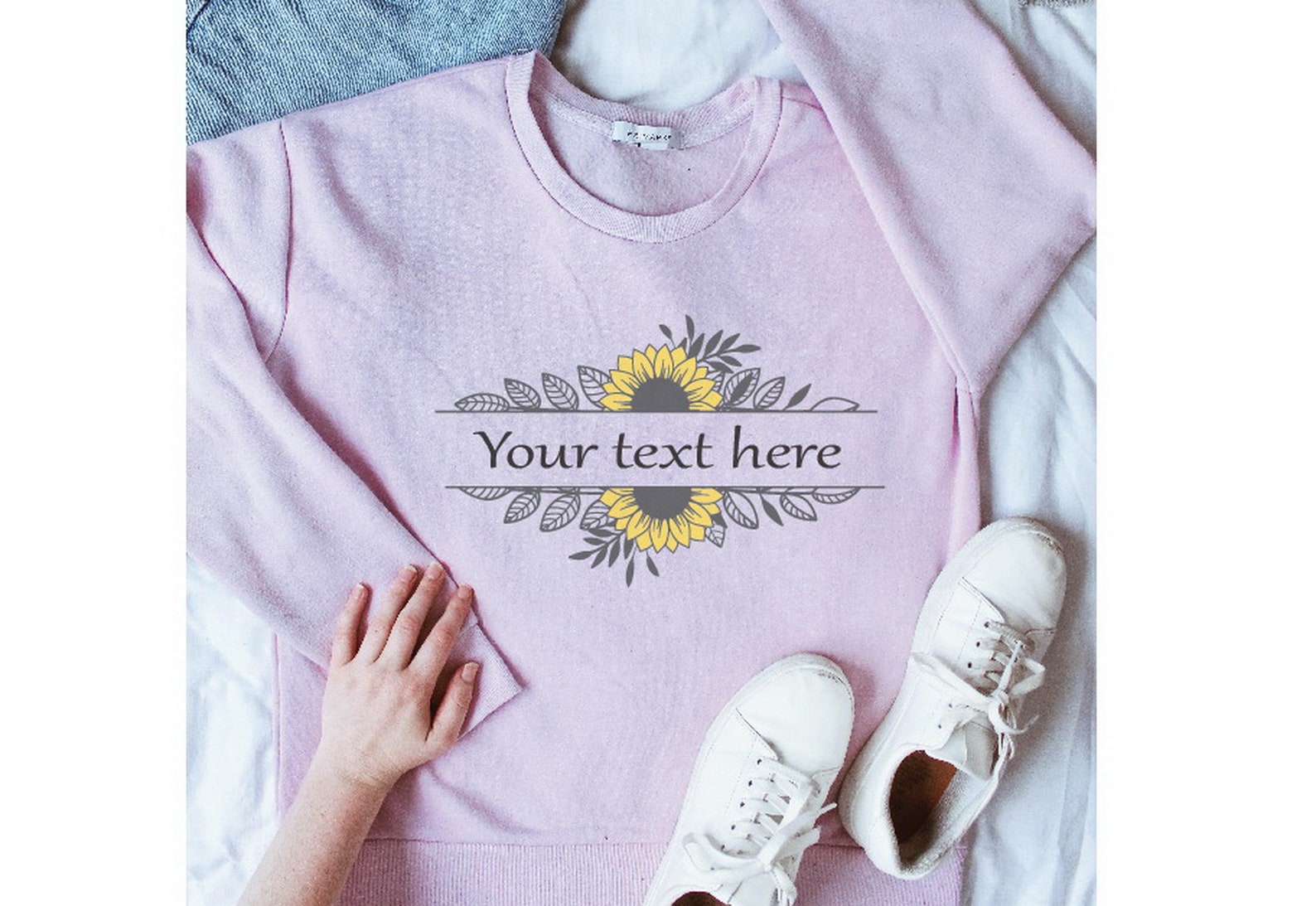Sunflower Svg Dividers Svg Flower Monogram Frame Floral - Etsy