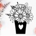 Flower Pot Svg, Floral Svg, Daisy Svg, Plants Svg, Bundle Svg ...