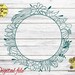 Cactus Frames Svg, Round Frame Svg, Suculent Frame Svg, Circle Frame ...