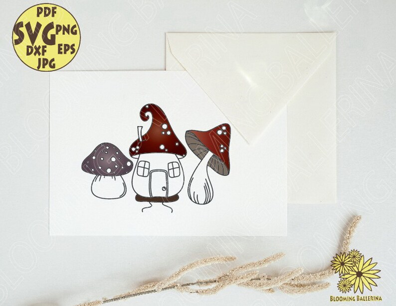Bundle Mushrooms Svg File Mushroom House Svg Magic Svg Bogo - Etsy