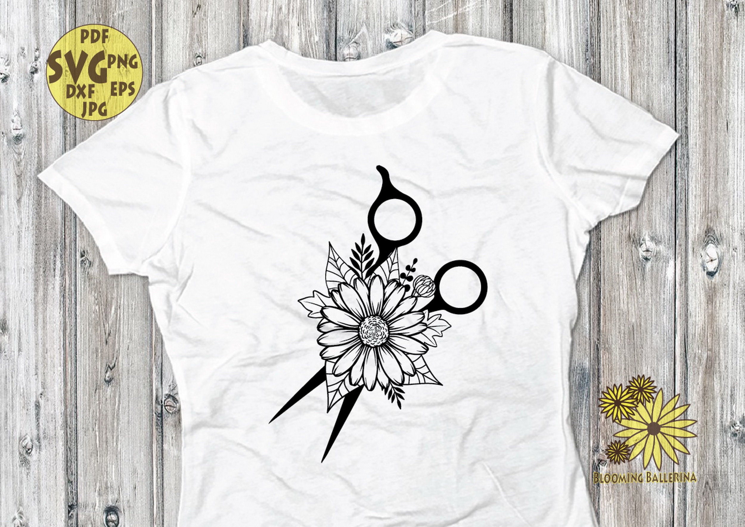 Hair Stylist Svg Haircut Scissor Svg Scissor Svg Floral | Etsy