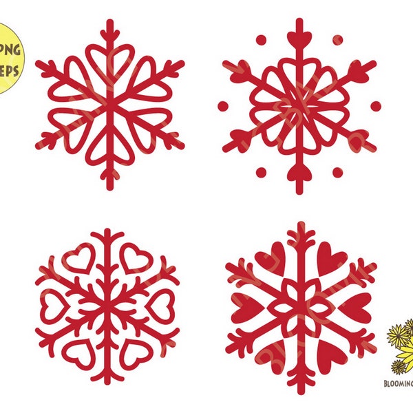 Snowflake Svg - Etsy