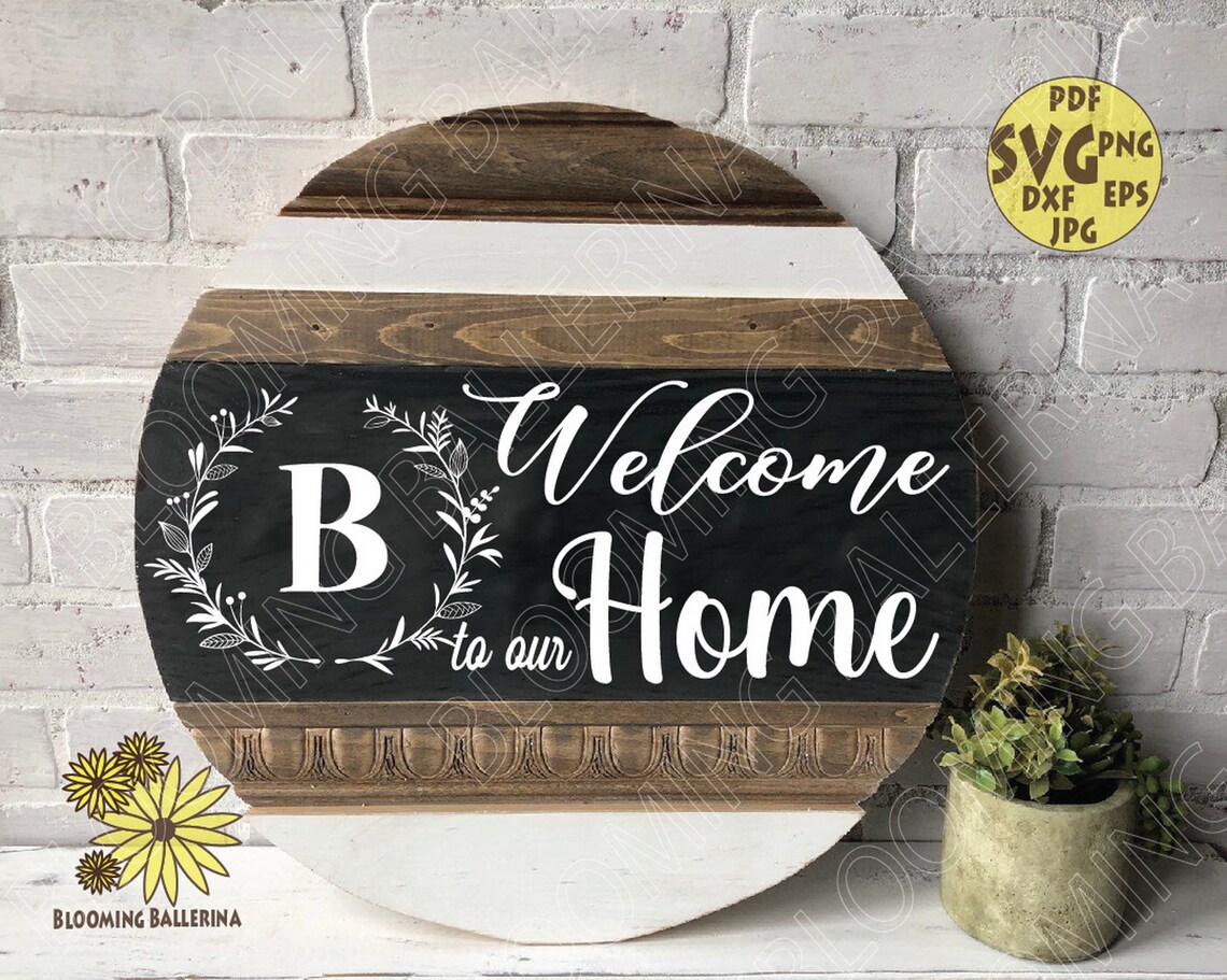 Laurel Alphabet Svg, A to Z Alphabet Laurel Leaf With Initial Monogram ...