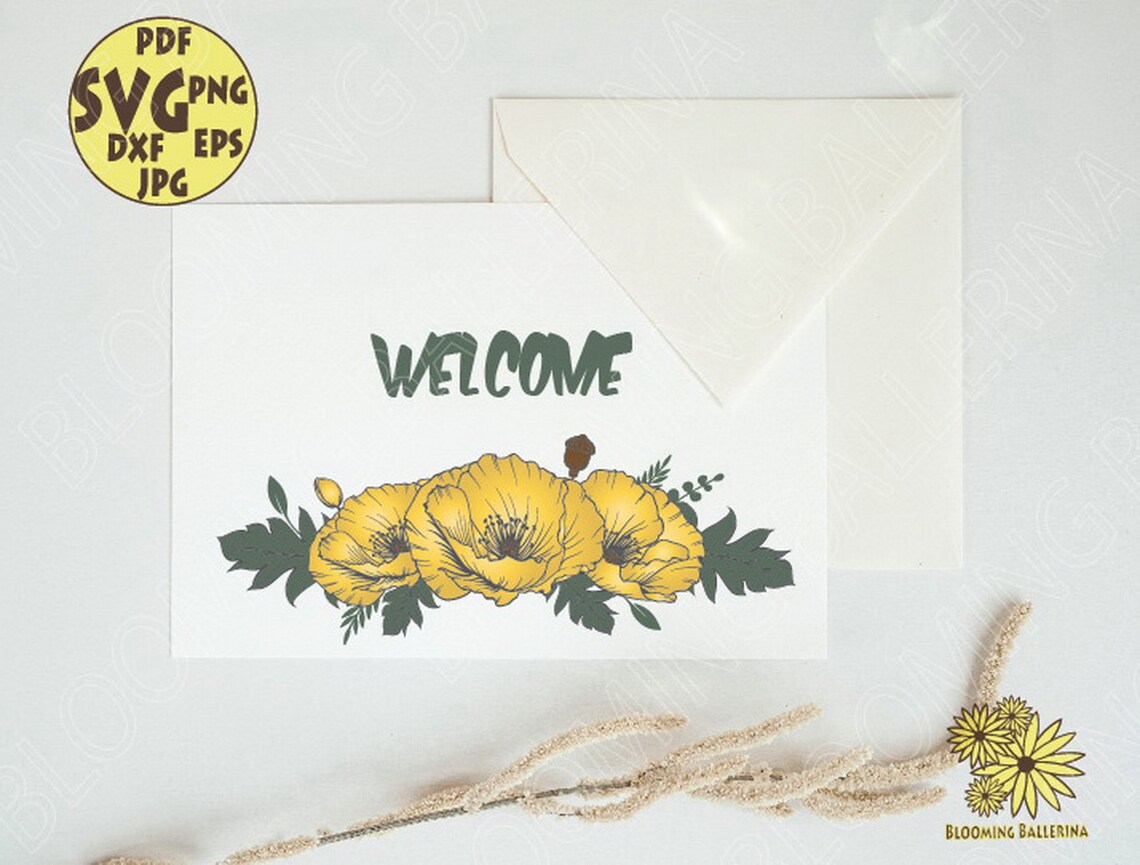 Poppy Flower Svg File Poppies Bundle Svg Poppy Decor Svg - Etsy UK