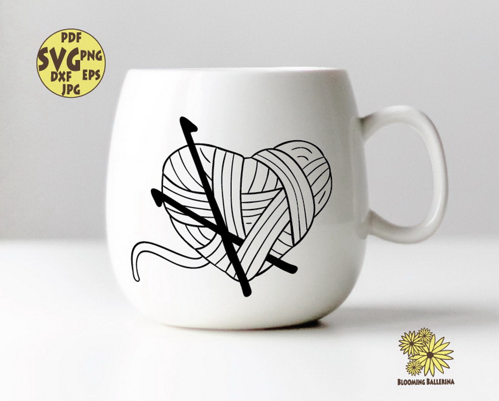 Crochet Yarn Svg Crochet Hooks Svg Crochet Yarns Png Heart - Etsy