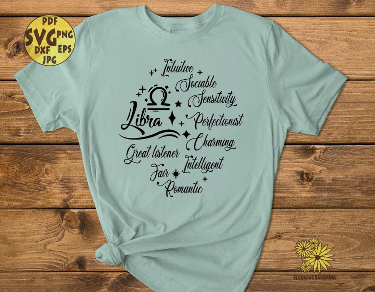 Libra Svg File Libra Positive and Negative Personality Traits - Etsy