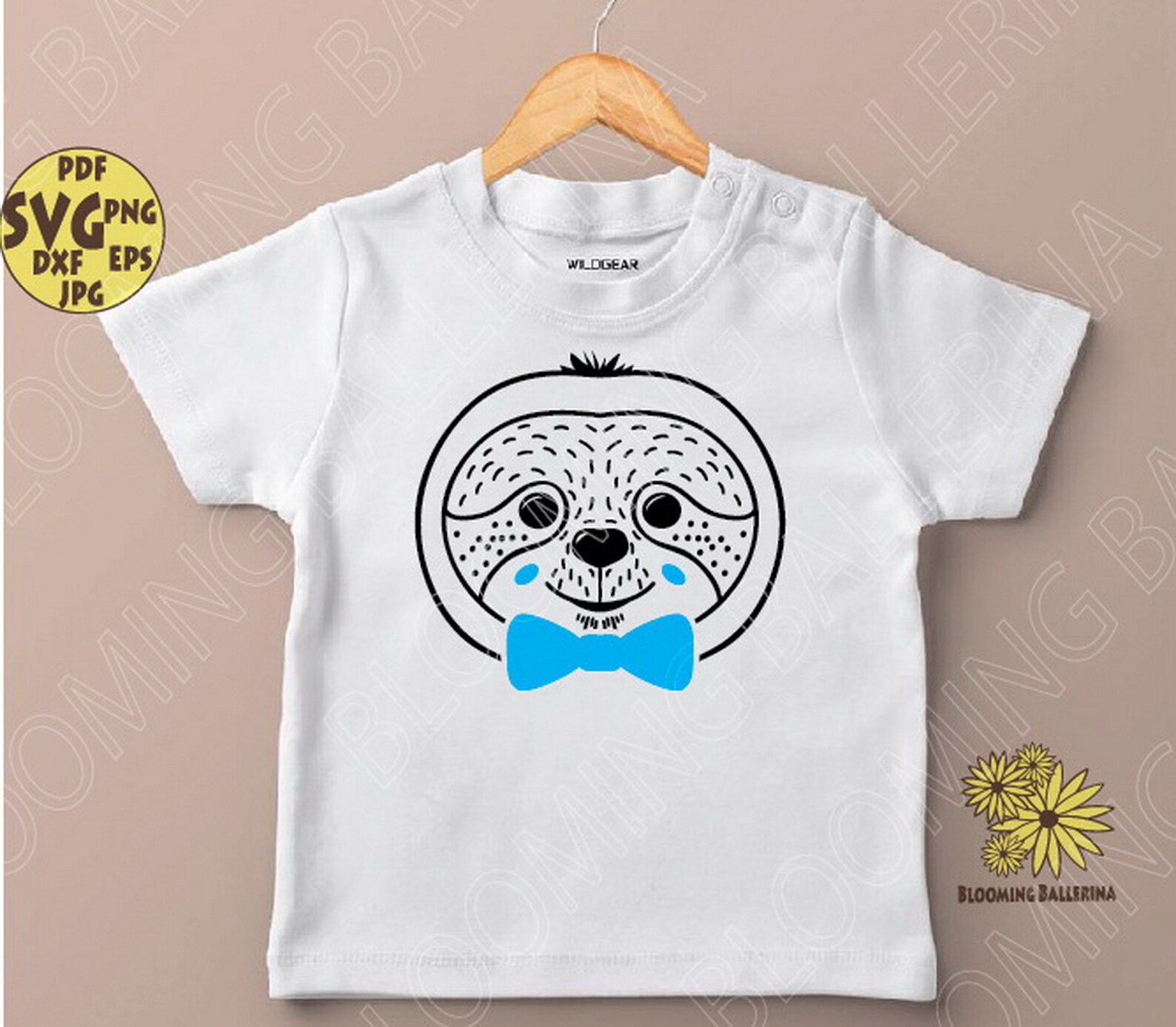 Baby Sloths Svg File Baby Girl Sloth Svg Baby Boy Sloth Svg - Etsy