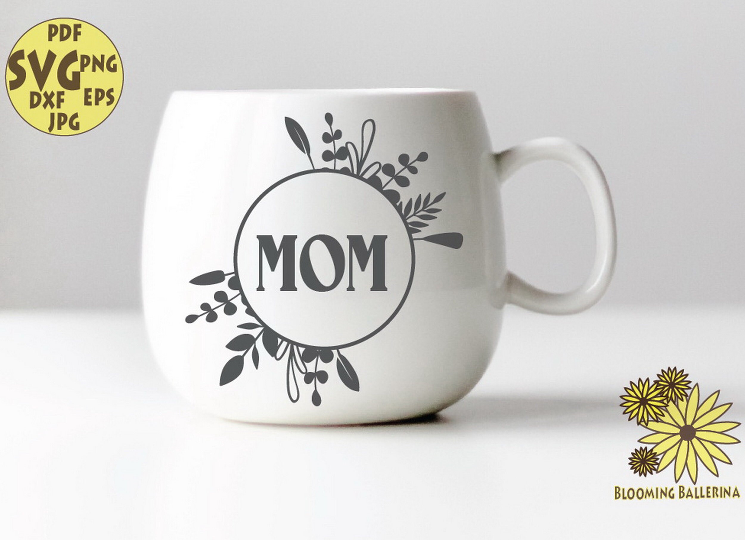 Botanical Plants Frames With Leaves Svg File Floral Borders - Etsy