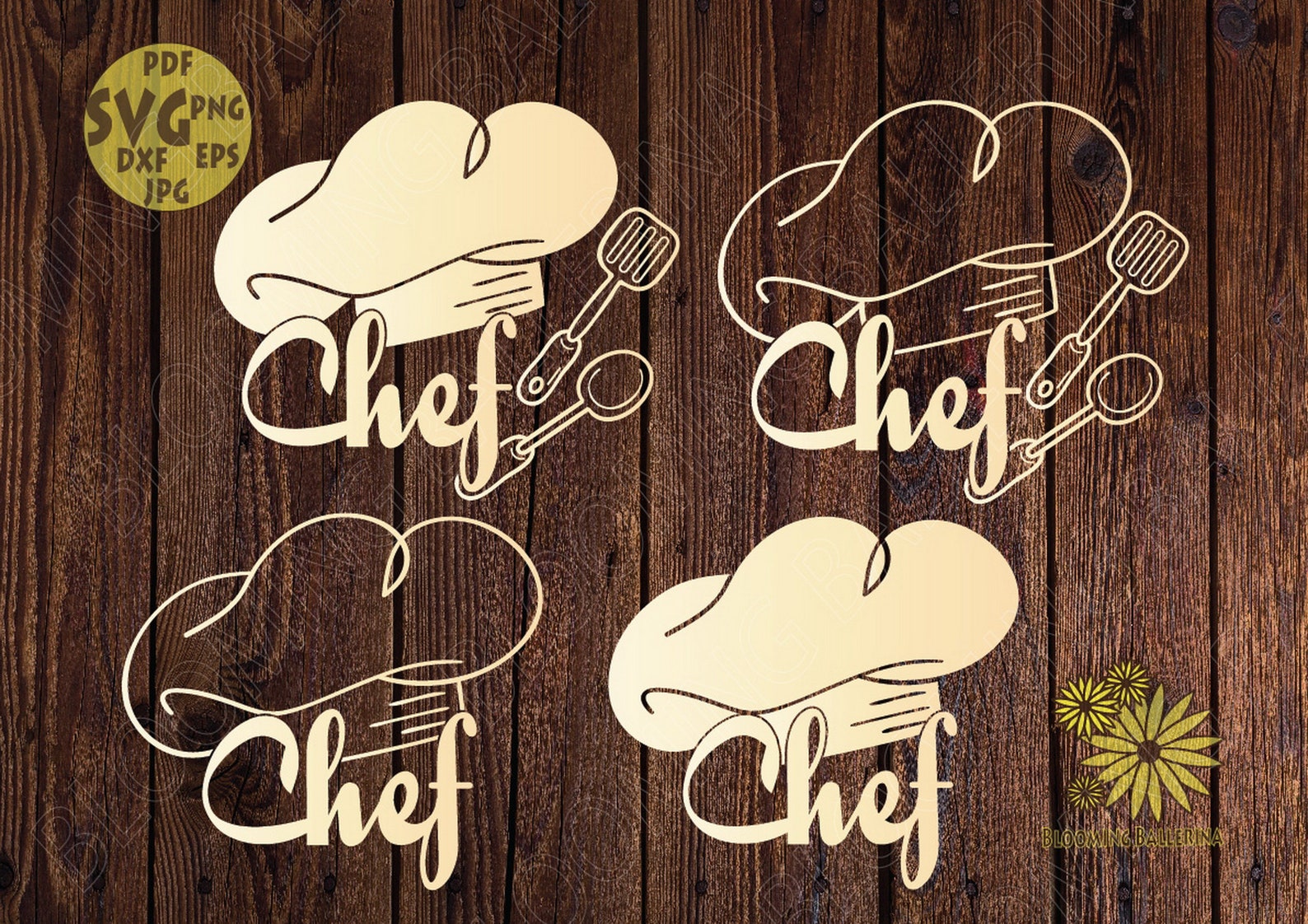 Chef Hat Svg Files Bundle Chef Svg Baking With Chef Hat Svg - Etsy