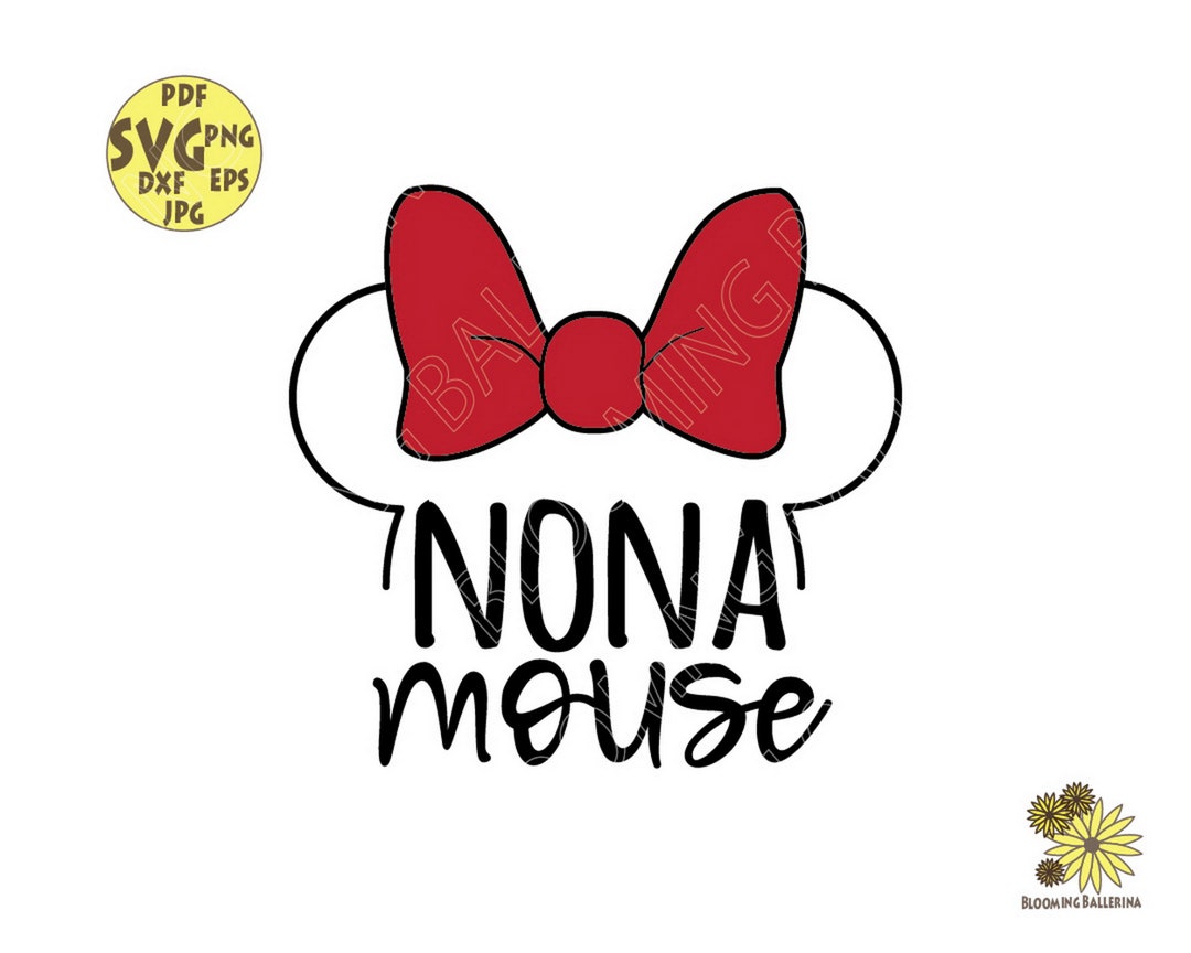 Nona Mouse Svg - Etsy