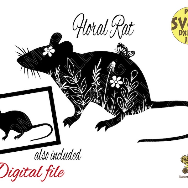 Mouse Rat Svg - Etsy