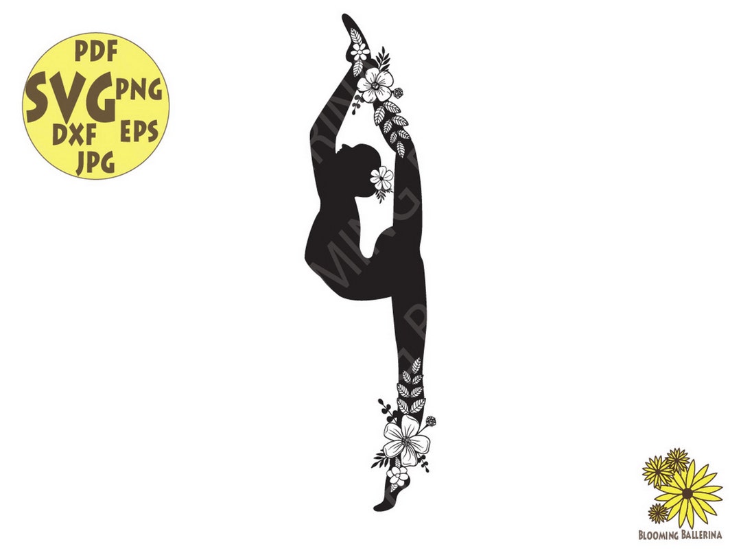 Ballerina SVG, Flowers Dancer SVG, Ballet Svg, Kids Dance SVG, Ballet ...