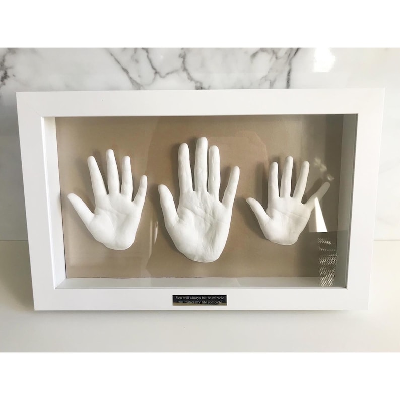 Family Hand Casting Kit and Frame Display - Etsy UK