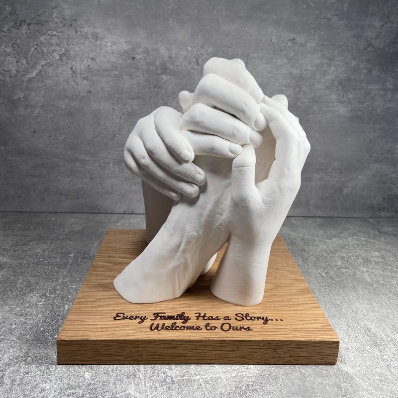 Custom Family Clay Sculpture - Etsy UK