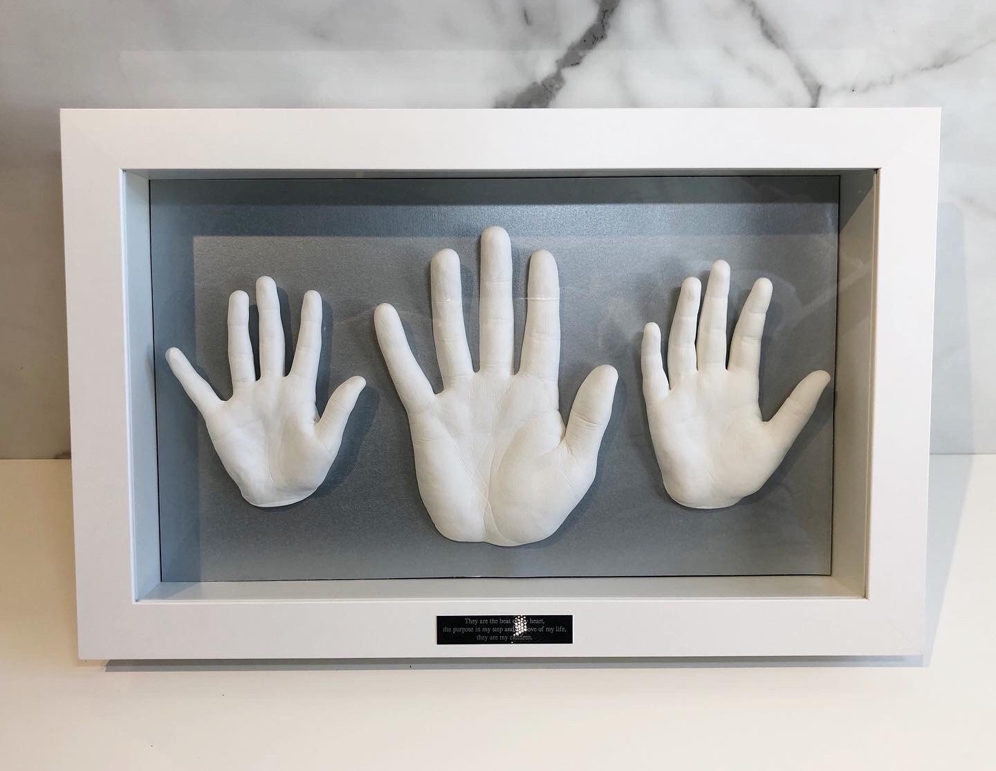 Family Hand Casting Kit and Frame Display - Etsy UK