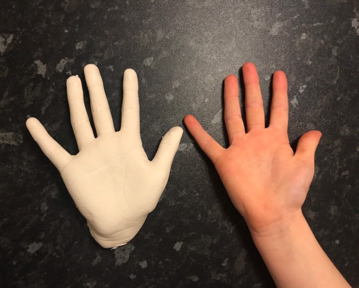 Family Hand Casting Kit and Frame Display Personalised DIY Keepsake ...