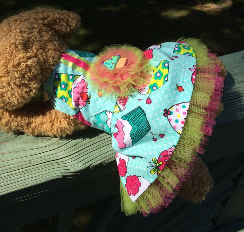 Birthday Dog Dress, Party Dress, Festive Apparel, Designer Dog Dress ...