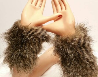 Fur arm warmers | Etsy