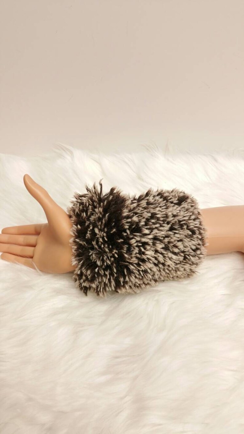 Faux Fur Arm Warmers: Foxy Red, Frosted Tip Alpaca, Variety Faux Fur ...