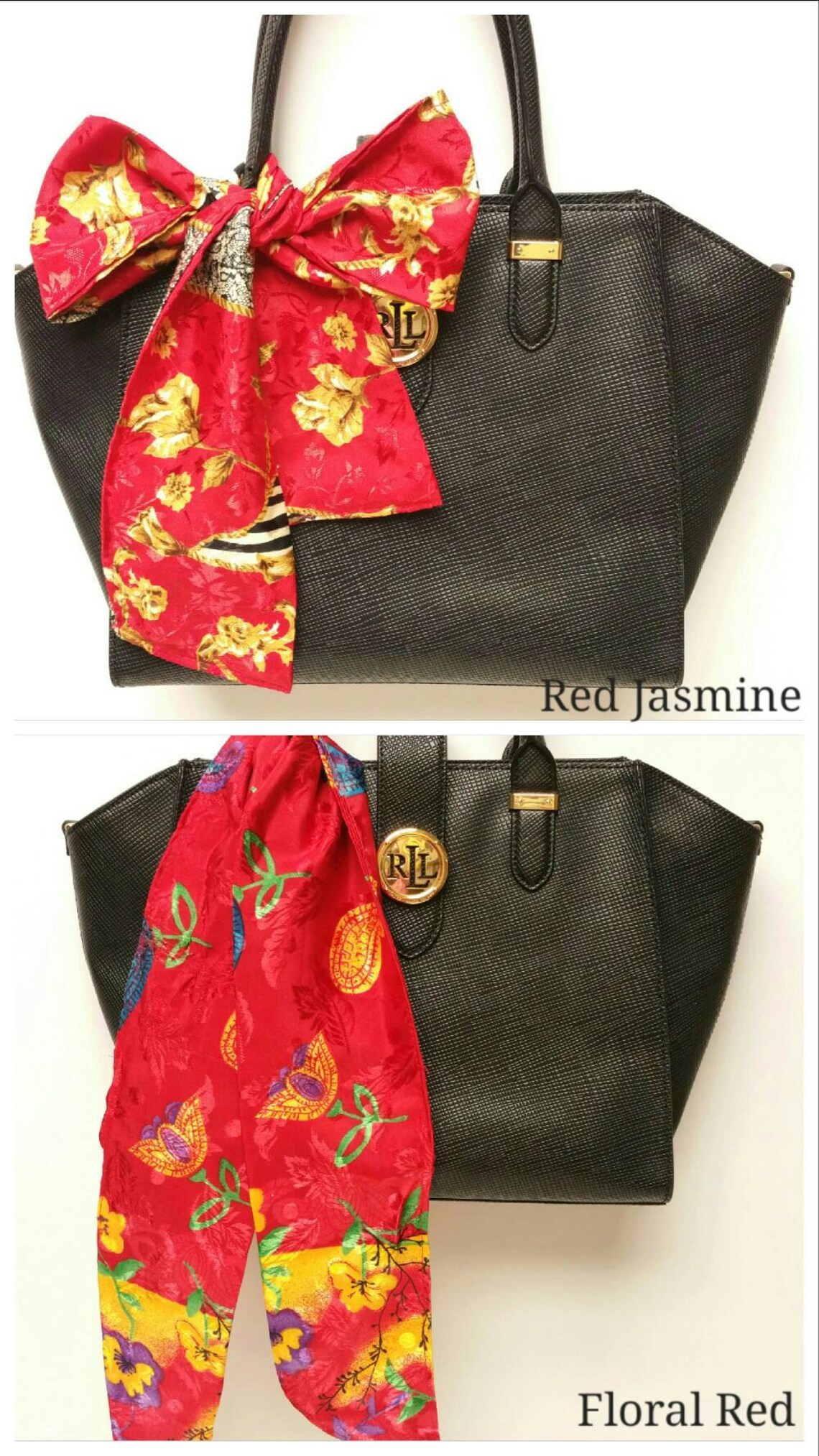 Handbag Scarf: Pretty Red Roses, Pretty Roses, Collages Charmuese Satin ...