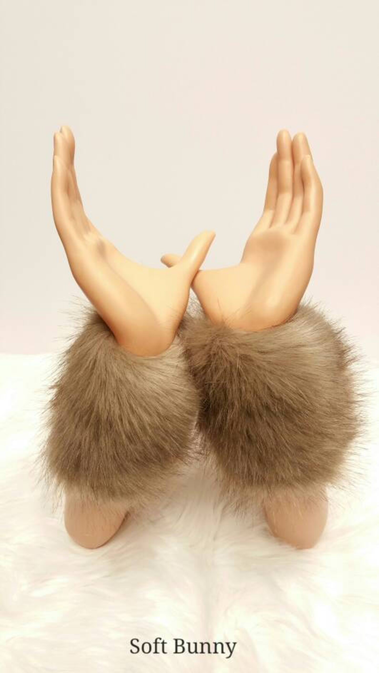 Faux Fur Arm Warmers: Frosty Forest Green, Grisly Brown, Glossy Brown ...