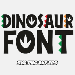 Dinosaur Font Svg, Dino Font, Dinosaur Alphabet Png, Tyrannosaurus Rex ...
