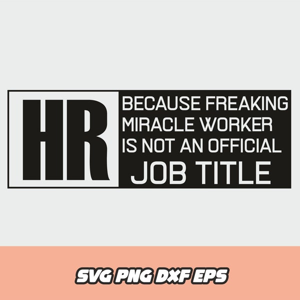 Hr Gift Svg - Etsy