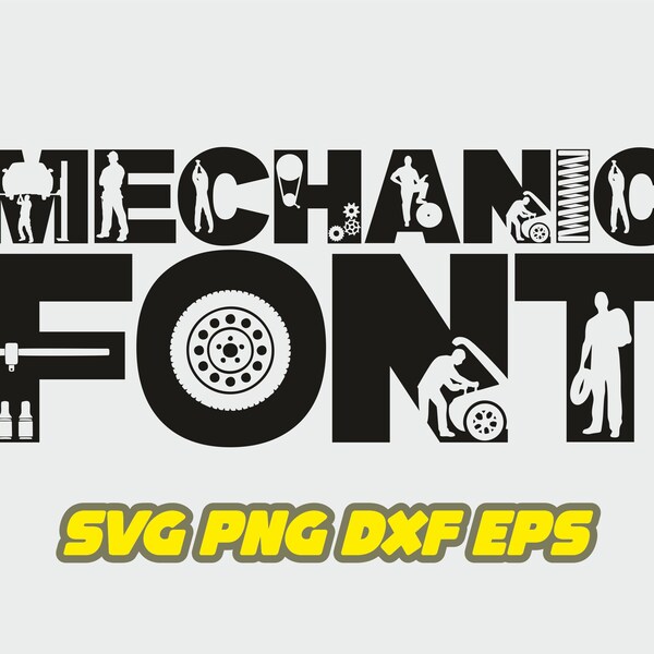 Mechanic Svg - Etsy