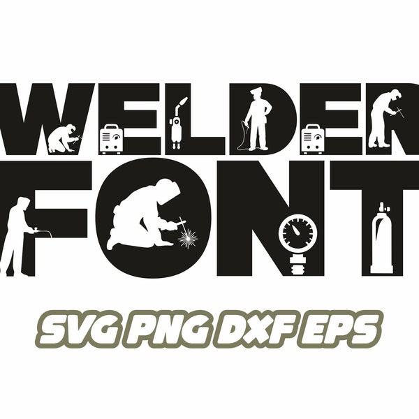 Welder Font - Etsy