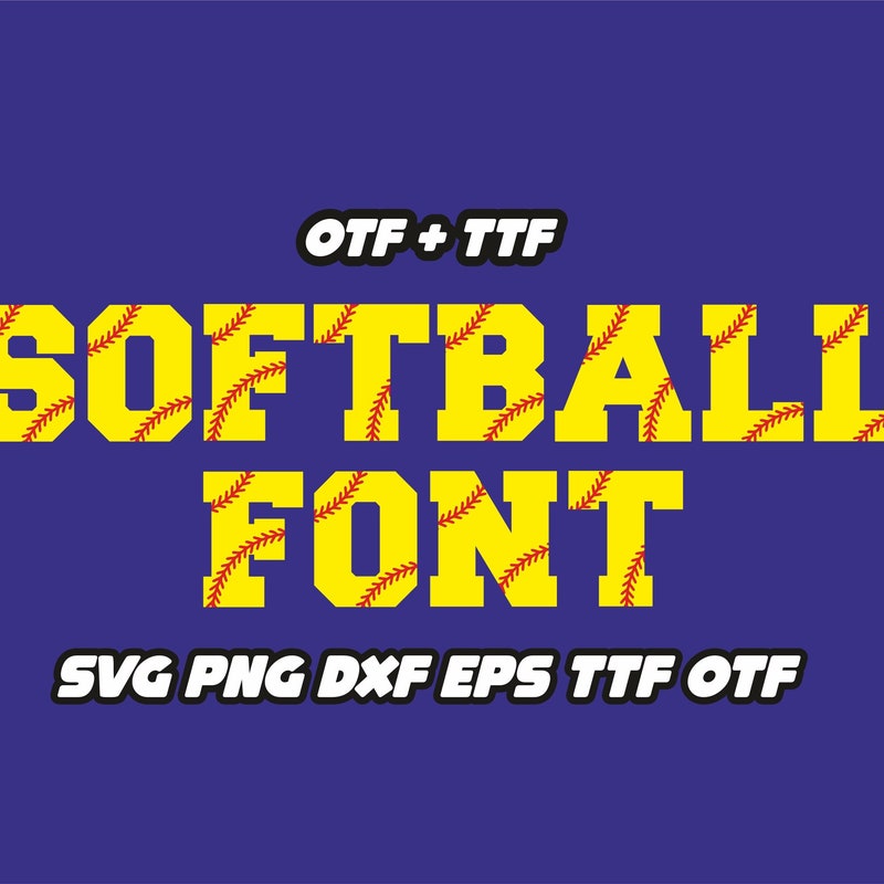 Softball Letters - Etsy