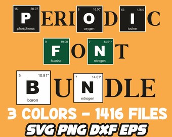 Periodic Table Svg - Etsy