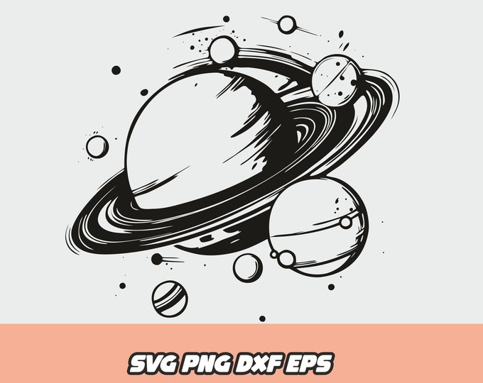 Space SVG, Space, Outer Space SVG, Planets SVG, Planet Vector, Stars ...