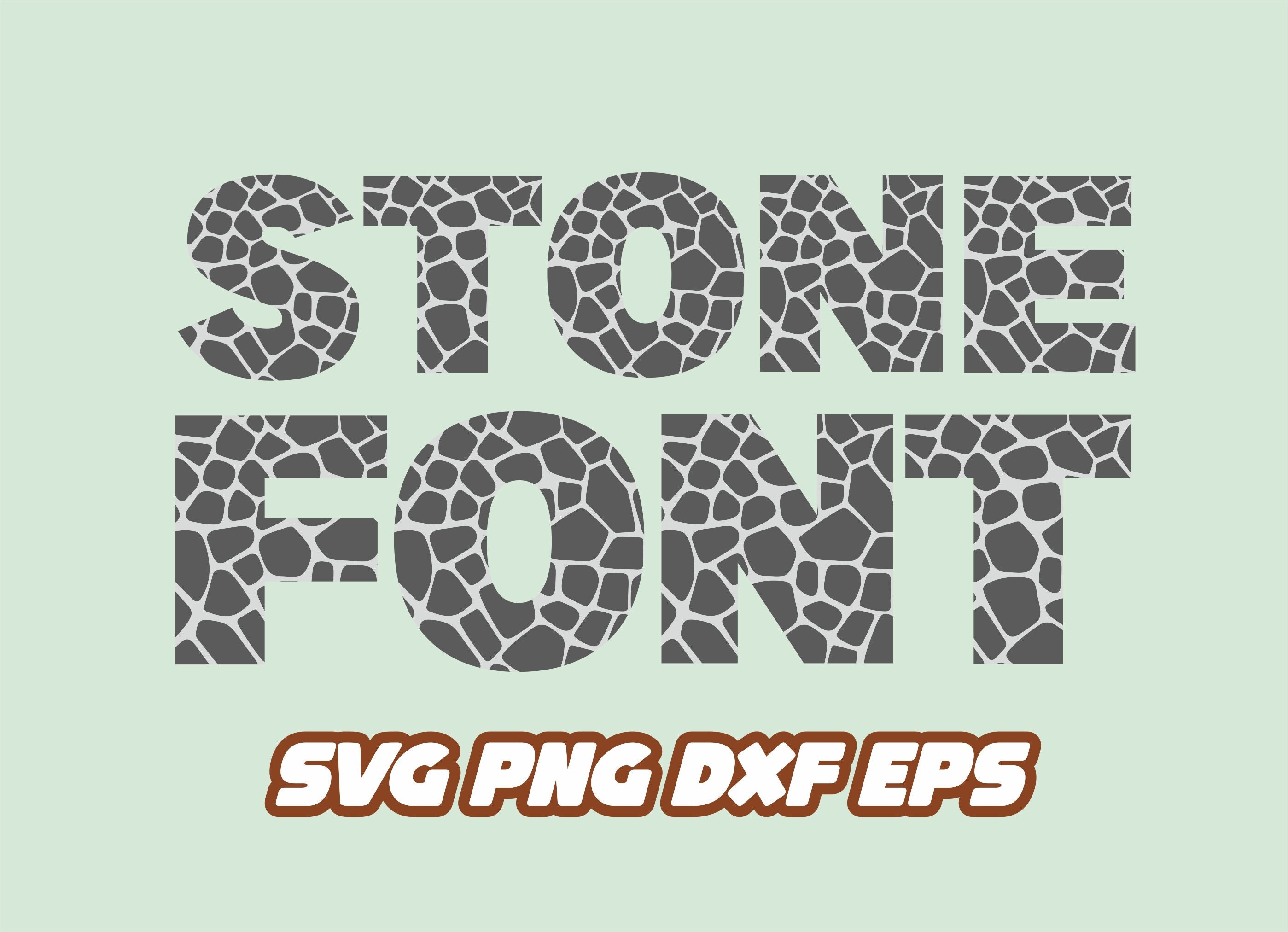Stones Svg Stone Font Wall Pattern Bricks Svg Farmhouse | Etsy