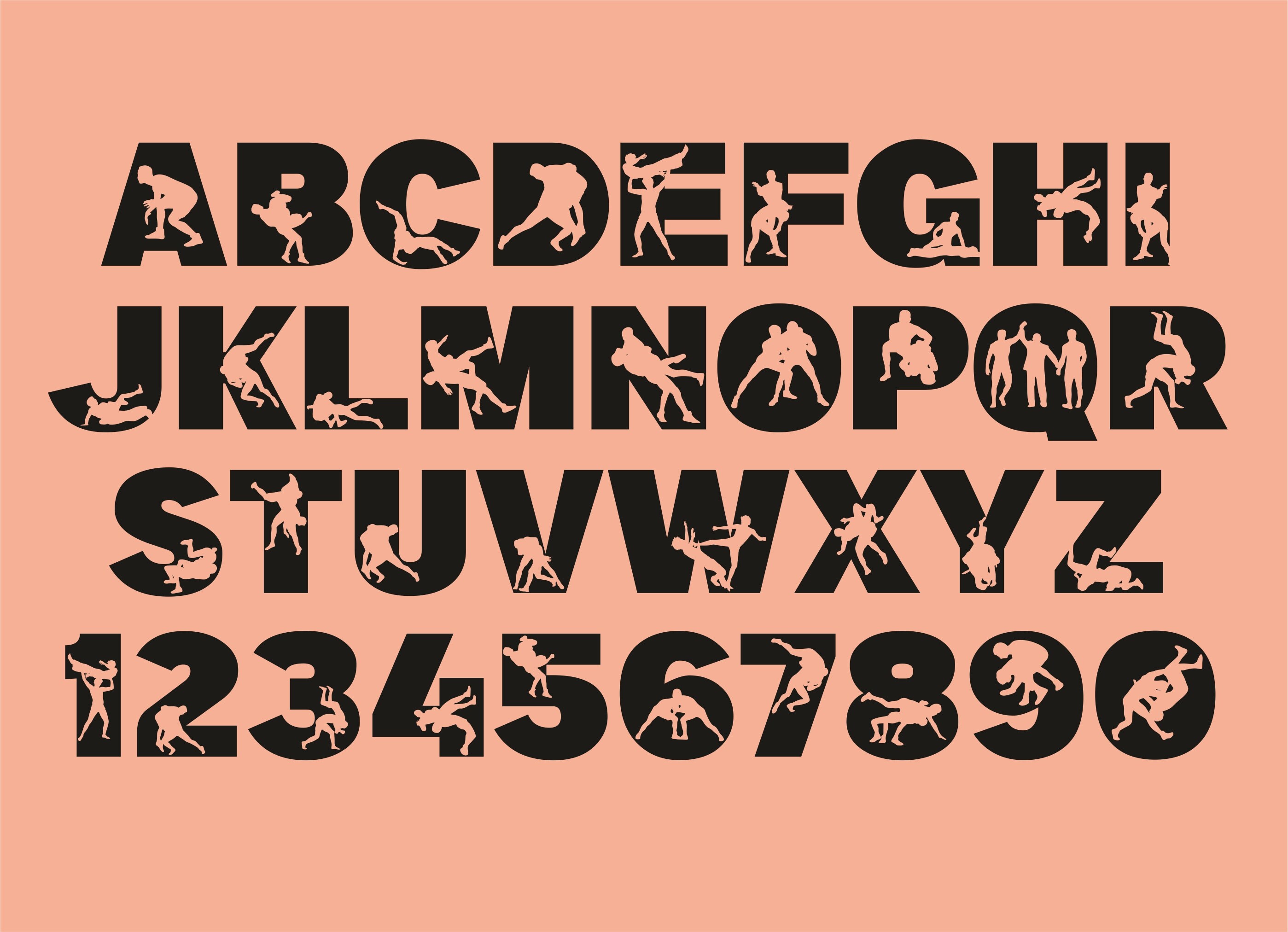 Wrestling Svg Wrestler Svg Wresling Font Wrestling Life Svg - Etsy India
