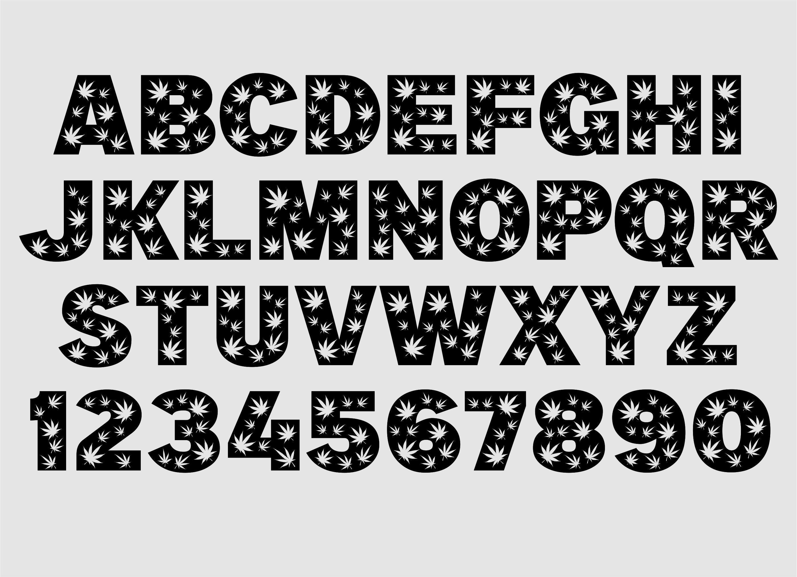 Weed Svg Marijuana Svg Pot Leaf Svg Marijuana Leaf Letters - Etsy Hong Kong