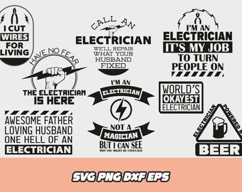 Electrician Svg Png - Etsy