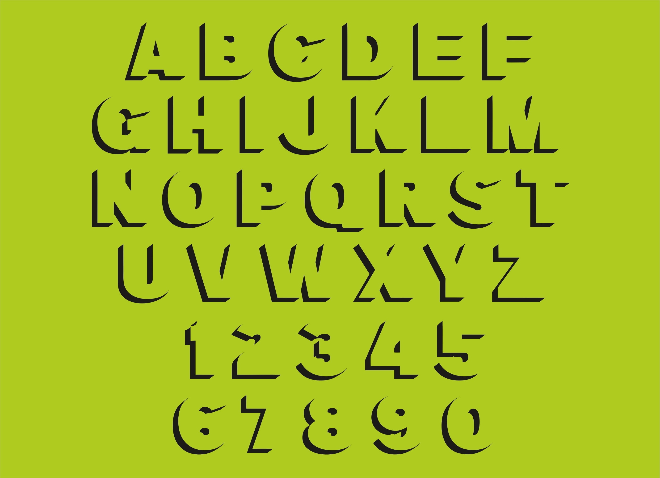 Shadow Font Svg Invisible Font Bold Font Svg Vector - Etsy UK