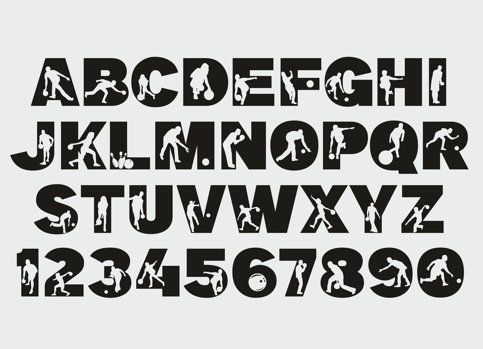 Bowling Svg Bowl Svg Bowling Font Bowling Team Svg - Etsy