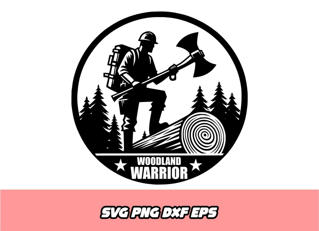 Tree Feller Svg Vector Cut File, Lumberjack Png Design, Woodcutting ...