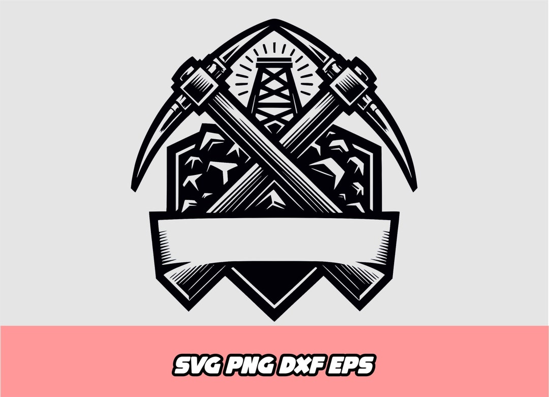 Coal Miner Svg, Mining Clipart, Miner Dad Quote, Vector Coal Mining ...