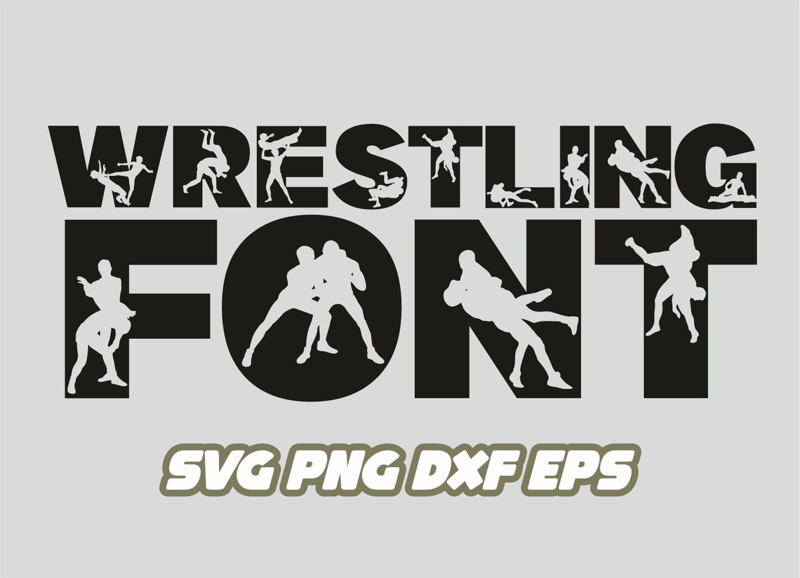 Wrestling Svg Wrestler Svg Wresling Font Wrestling Life Svg - Etsy India