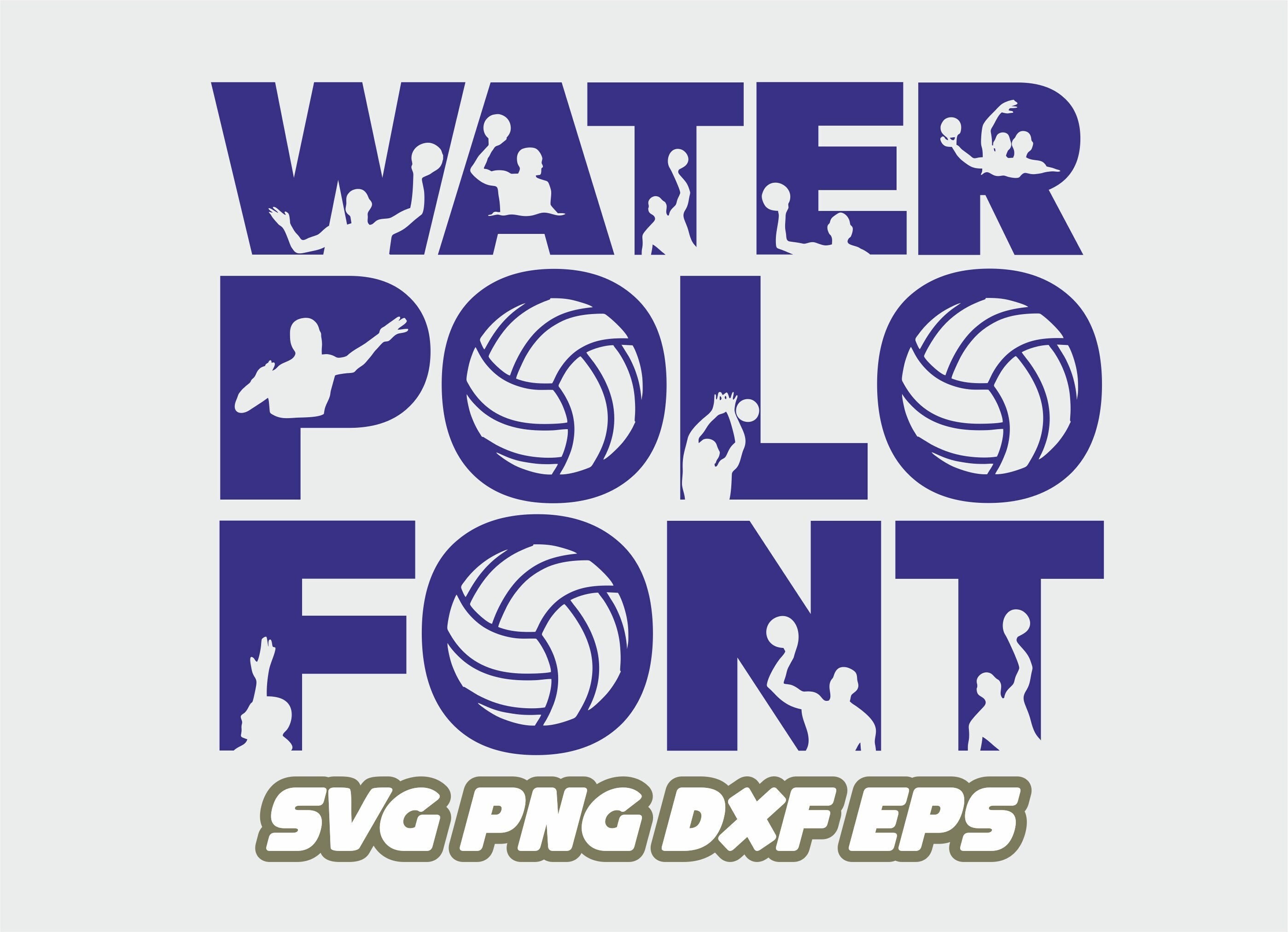 Water Polo Svg Waterpolo Svg Water Sports Font Water Polo - Etsy Singapore