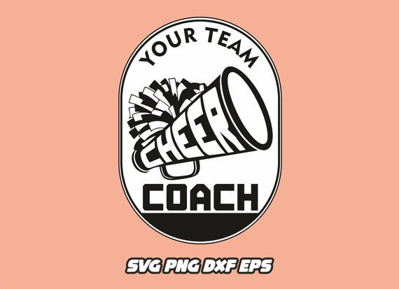 Cheer Coach Svg Cheerleading Svg Cheer Svg College Coach - Etsy