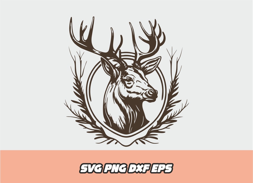 Hirsch svg Hirsch svg Reh svg Rehkopf Silhouette Jagd svg - Etsy Schweiz