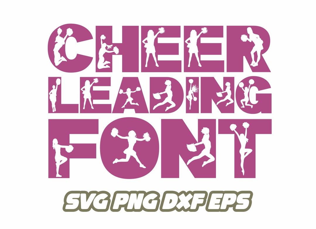 Cheerleading Svg, Cheerleader Svg, Cheer Png, Cheerleading Font ...